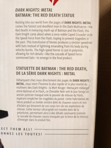 Dark Nights Metal Batman The Red Death Statue DC Collectibles 1583/5000 ...