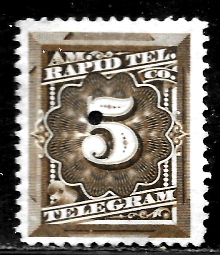 HICK GIRL-OLD USED U.S. TELEGRAPH SC#1T3 AMERICAN RAPID TELEGRAPH CO ...