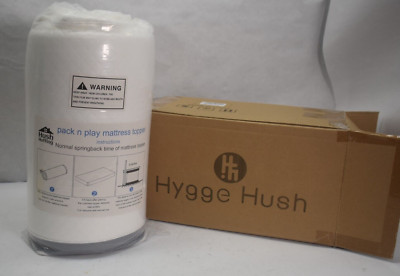 Hygge Hush Hutting Pack N Play Mattress Topper 38" x 26" Washable ...