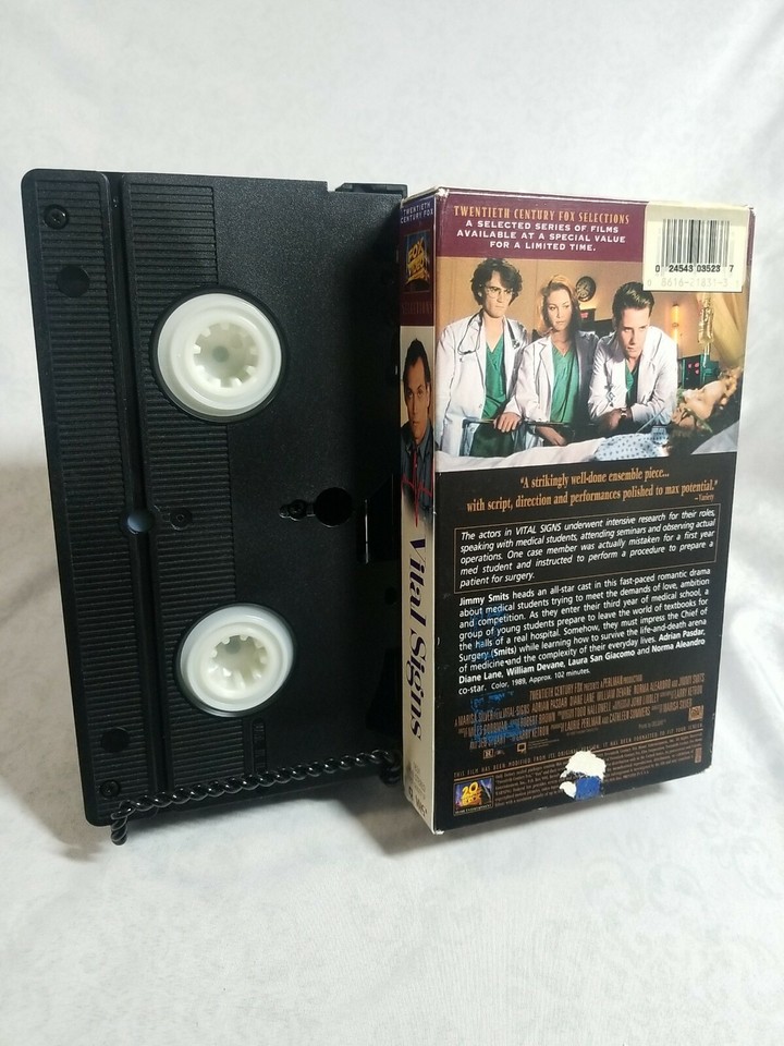 Vital Signs (VHS, 1990) HTF Diane Lane, Jimmy Smits 86162183133| eBay