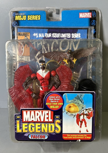 Marvel Legends Falcon Action Figure Mojo Series Toy Biz 2006 Avengers ...