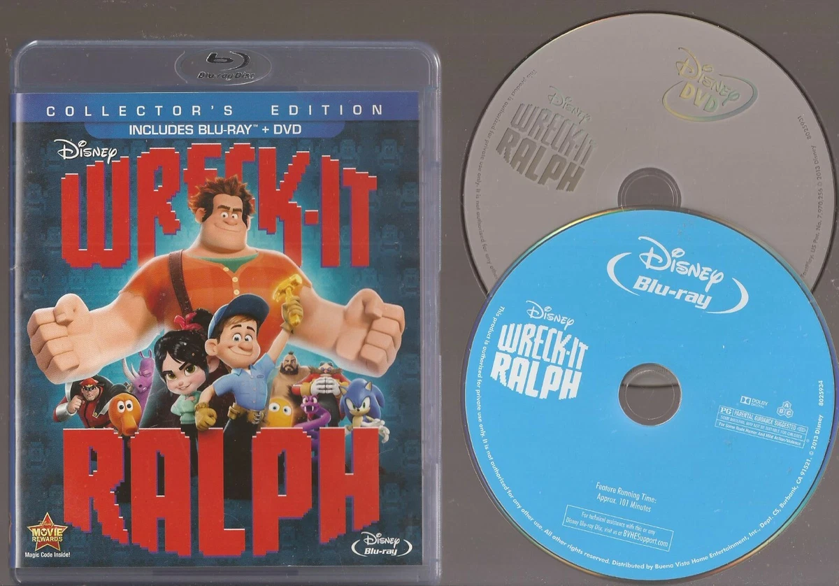 Wreck It Ralph Blu Ray Cover