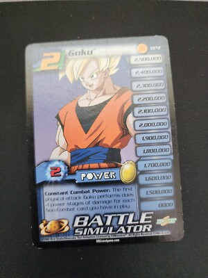 DBZ Dragon Ball Z Goku BP2 CCG Unlimited World Games Saga MP Battle ...