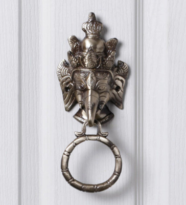 Lord Ganesha Door Knocker Puller Ganesh Collectibles Brass Home Decor ...