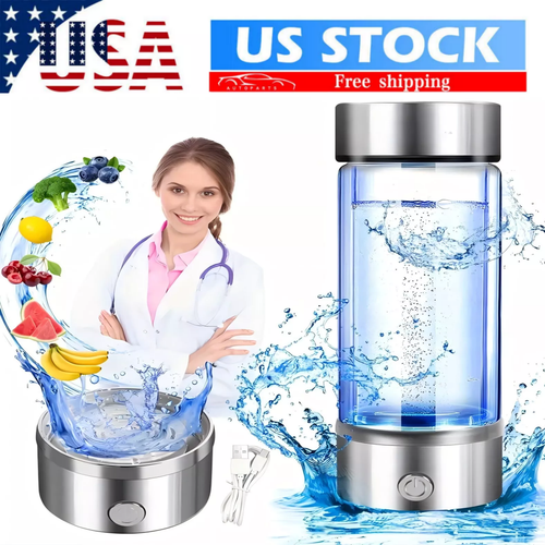 Portable Hydrogen Water Bottle Hydrogen Aqua Daily Equivalently Anti ...