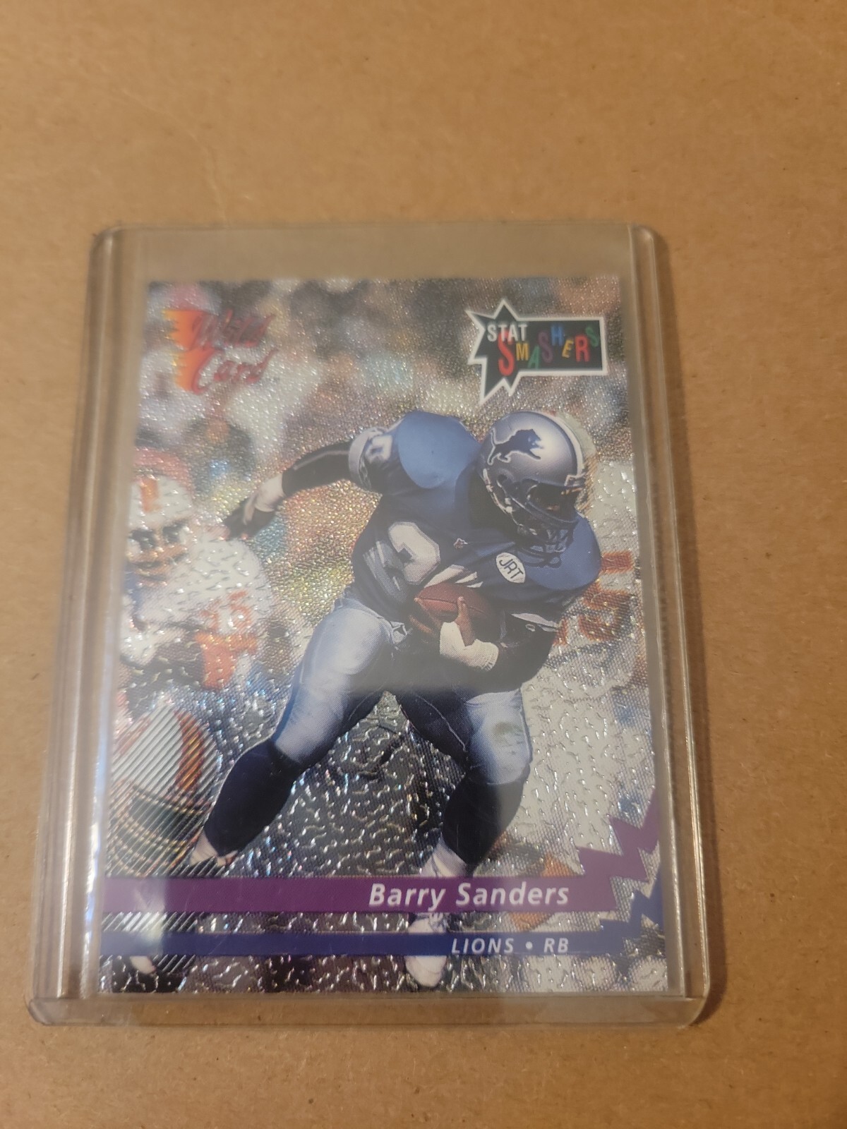 Barry Sanders 1992 Wild Card Stat Smashers Stripe #P-1 | eBay