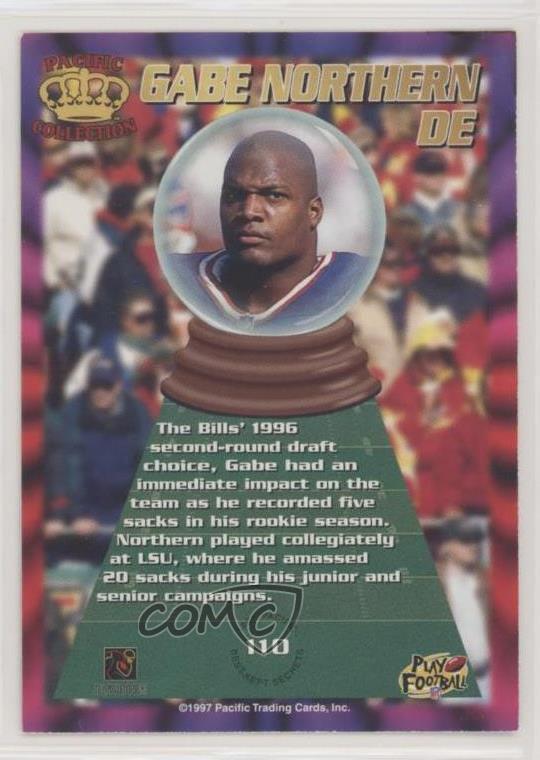 1997 Pacific Dynagon Prism Best-Kept Secrets Gabe Northern #110 Rookie ...