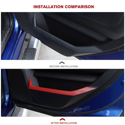 Front & Rear Door Storage Box Trim Decor Strip For Dodge RAM 2010-17 ...