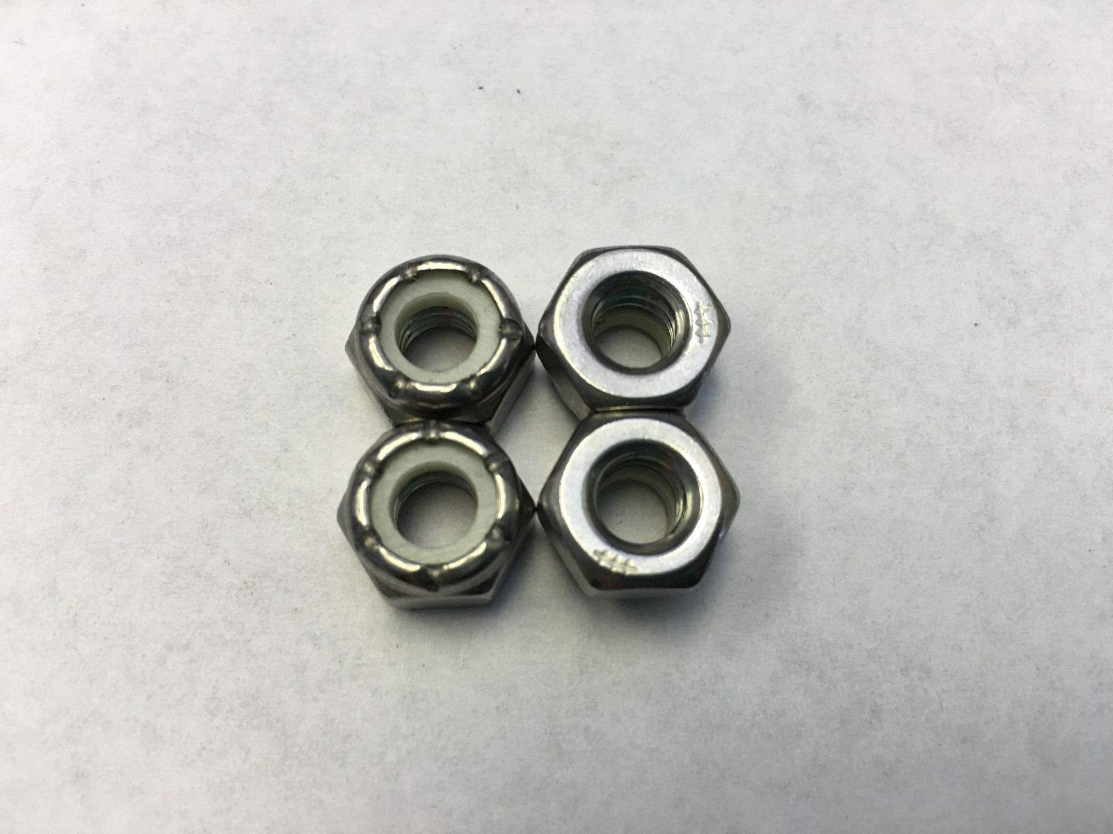 Standard Lock Nuts for Motorcycles Scooters General Hardware (4 pieces ...