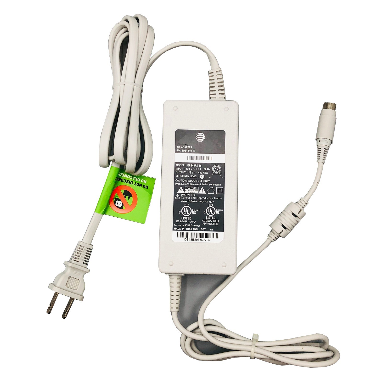 Genuine 48W DIRECTV AT&T AC DC Adapter Model EPS48R0-16 12V 4.0A OEM | eBay