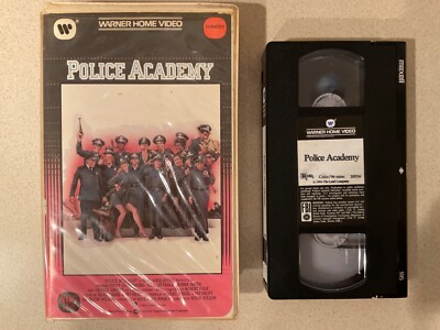 Police Academy (VHS, 1984, Warner Clamshell) Steve Guttenberg, Kim ...