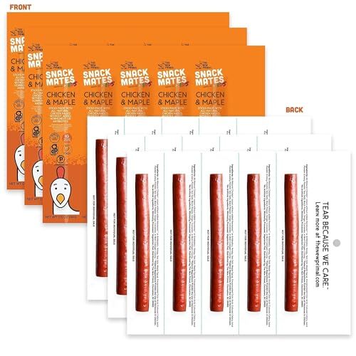 The New Primal Snack Mates Chicken & Maple Sticks Gluten Free Healthy ...