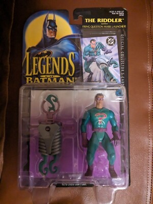 Kenner The Riddler with Firing Question Launcher Legends of Batman NEW ...