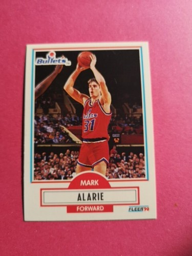 Mark Alarie Washington Bullets Carte Basket NBA Fleer 1990-91 #190 | eBay