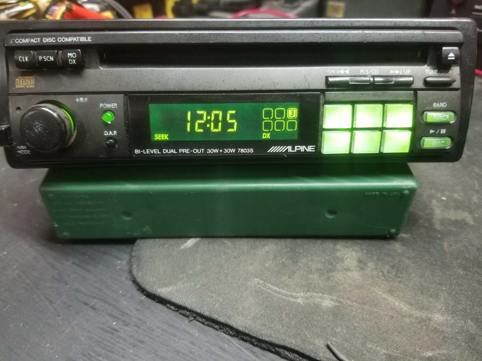 Alpine 7803S Control Head with Case for sale online | eBay