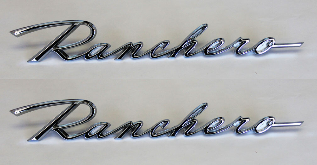 1960-1965 Ford Falcon Ranchero Fender Emblems Chrome Set of 2, Pair ...