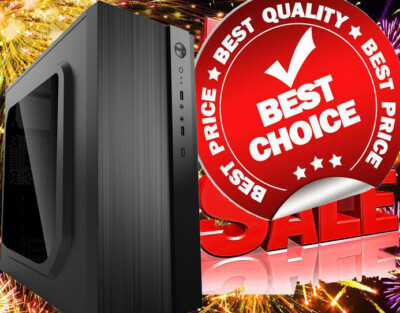 Intel Core i5 8GB Ram SSD Windows 10 Home Office LED Tower PC Desktop ...