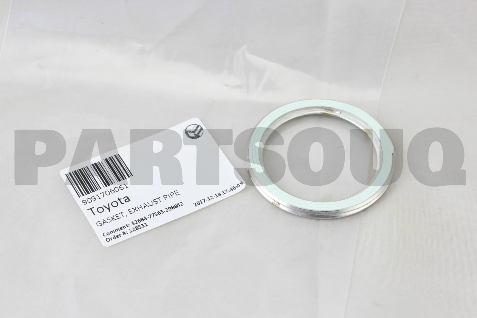 9091706061 Genuine Toyota GASKET, EXHAUST PIPE 90917-06061 | eBay