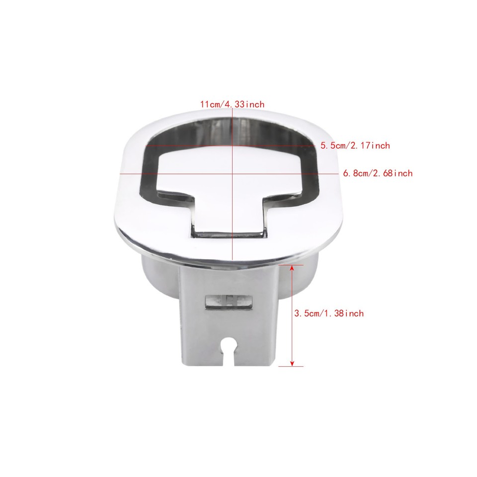 Silver Sofa Couch Release Recliners Pull Handle for 6mm&3mm Cable ...