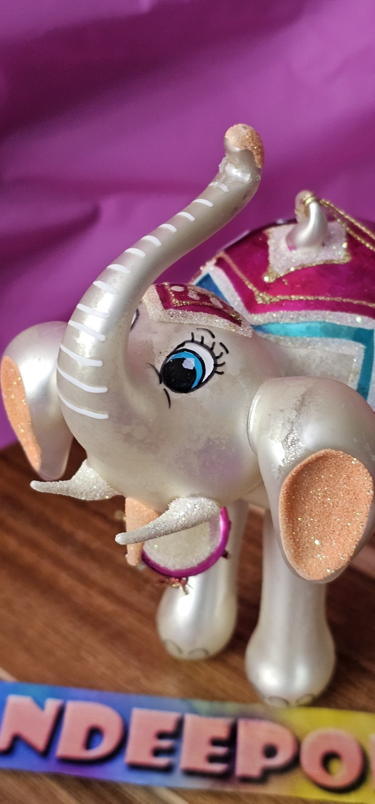 Christopher Radko Disney Jumbo Drummer Retired Elephant 1998 Glass Ornament | eBay