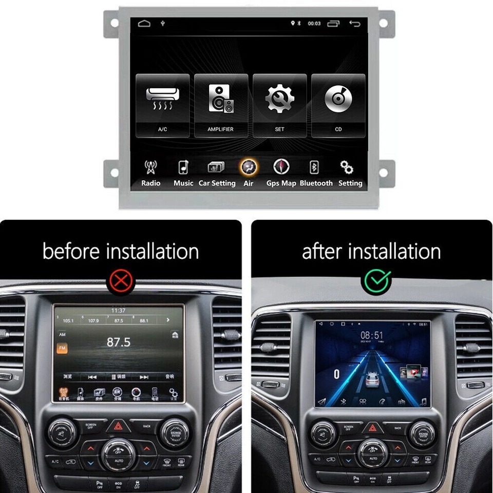 32G Carplay For Jeep Grand Cherokee 2015-2021 Android 14 Car Stereo ...