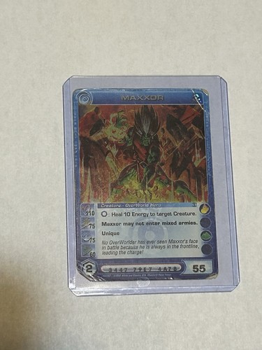 Chaotic TCG First Edition Maxxor Good Stats Card In Bad Shape Ultra ...