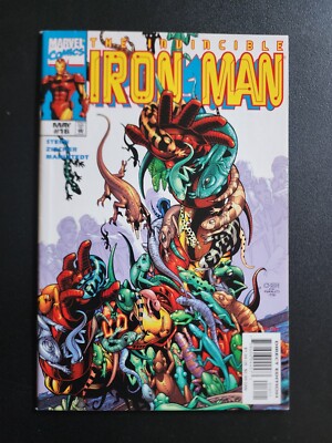 Marvel Comics The Invincible Iron Man #16 May 1999 Sean Chen Cover | eBay