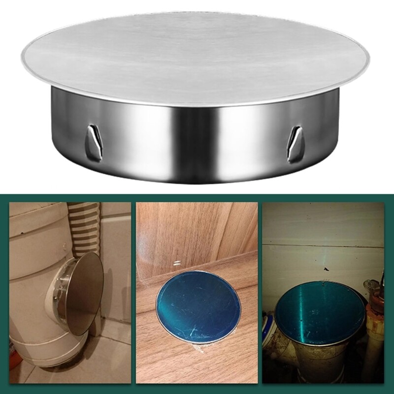 Stainless 180mm Oven Pipe Closure Chimney Cover Chimney Plug Draft ...