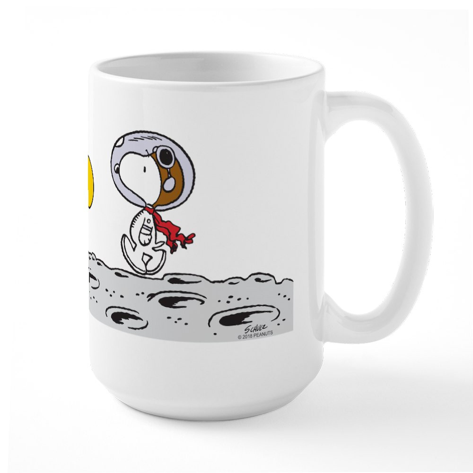 CafePress Space Snoopy 15 Oz Ceramic Large Mug (359542310) | eBay