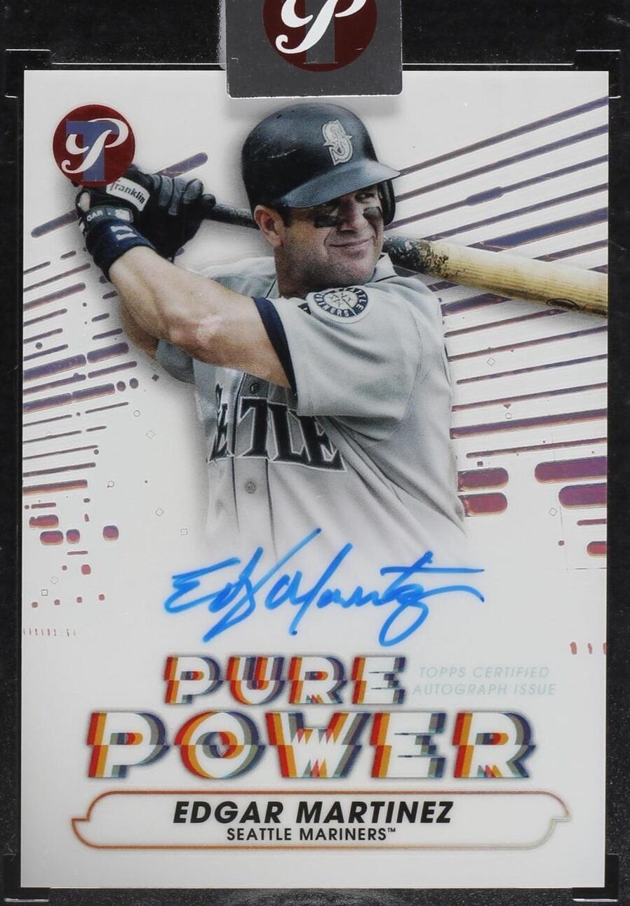 2022 Topps Pristine - Pure Power Autographs Edgar Martinez #PPA-EM (AU ...