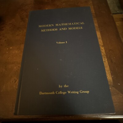 Modern Mathematical Methods and Models Volume I Multicomponent Methods ...