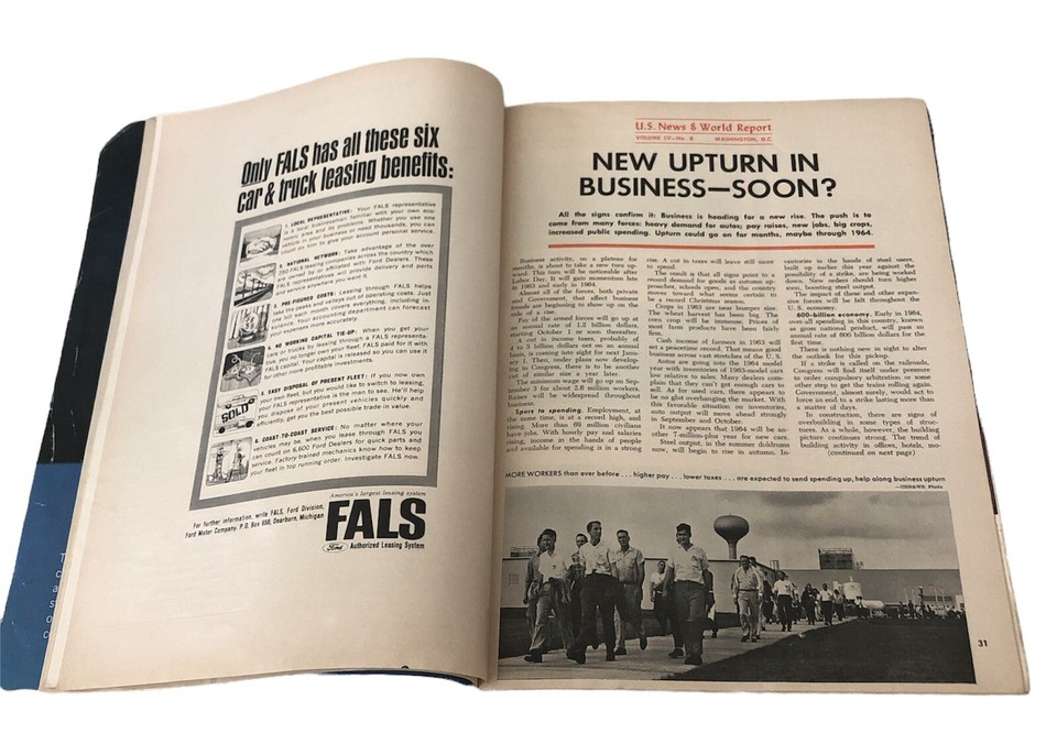 US News & World Report Aug. 19, 1963 JFK Strategy For 64’ Election ...