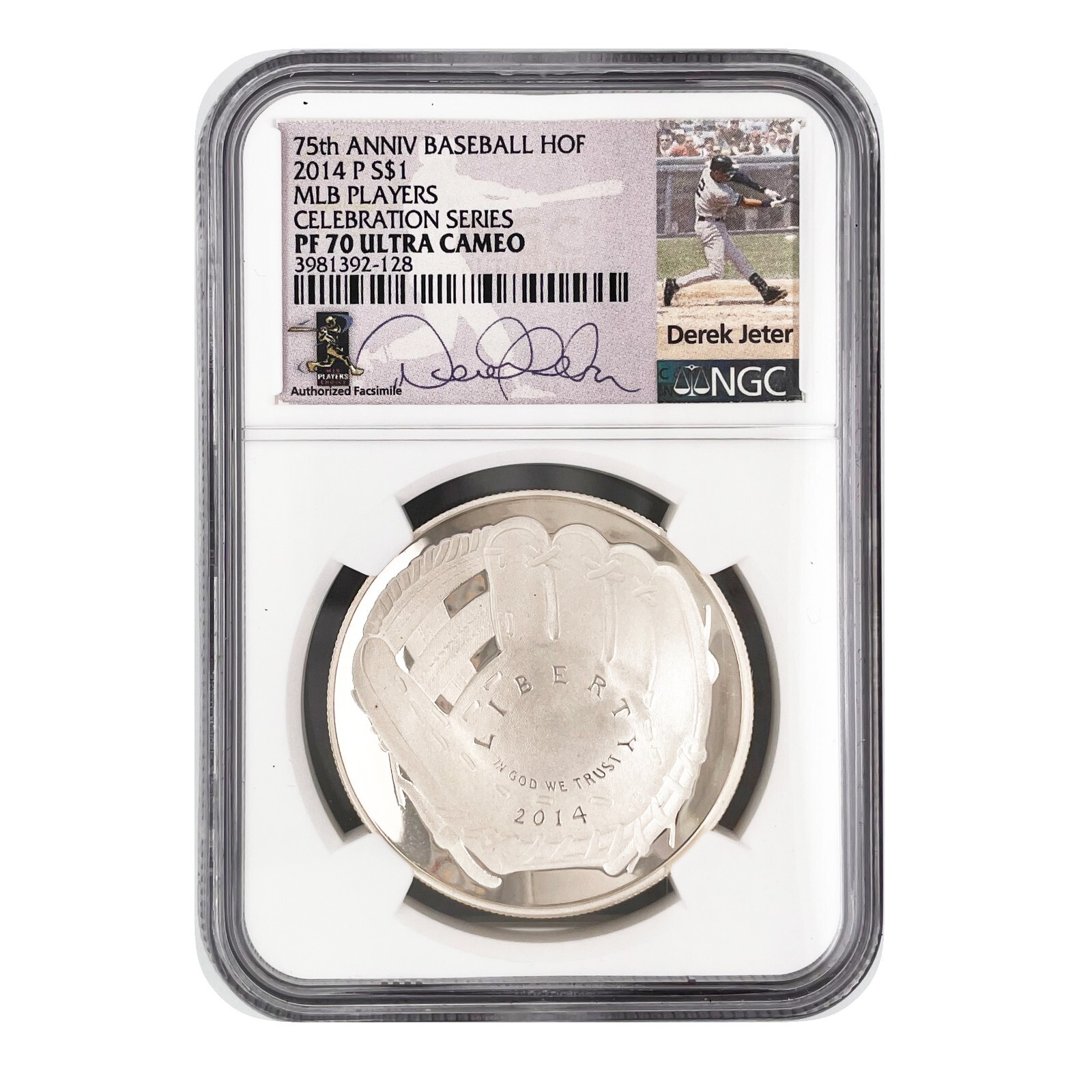 NGC PF70 Ultra Cameo Baseball Hall of Fame Derek Jeter Signature ...