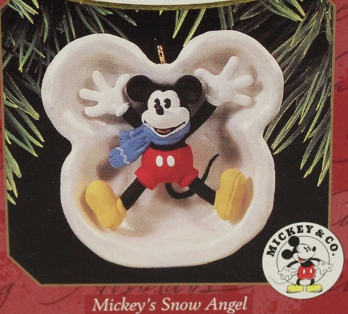 Hallmark Disney 1997 Mickey's Snow Angel Keepsake Ornament NIB Mouse | eBay