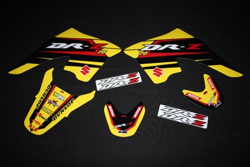 SUZUKI DRZ 70 SCORCH MX GRAPHICS KIT DECALS KIT STICKER KIT STICKERS ...