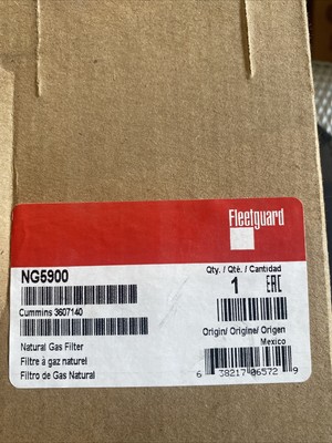 NG5900 Genuine Fleetguard Natural Gas Fuel Filter OEM - New | eBay