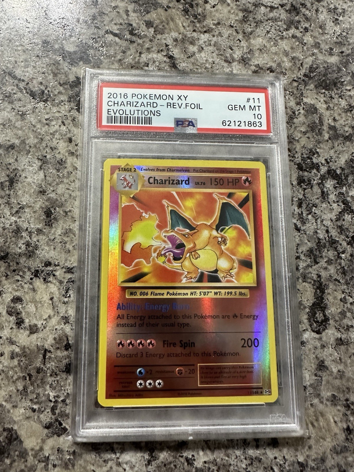 Charizard 2016 XY: Evolutions #011/108 Reverse Holo Price Guide ...