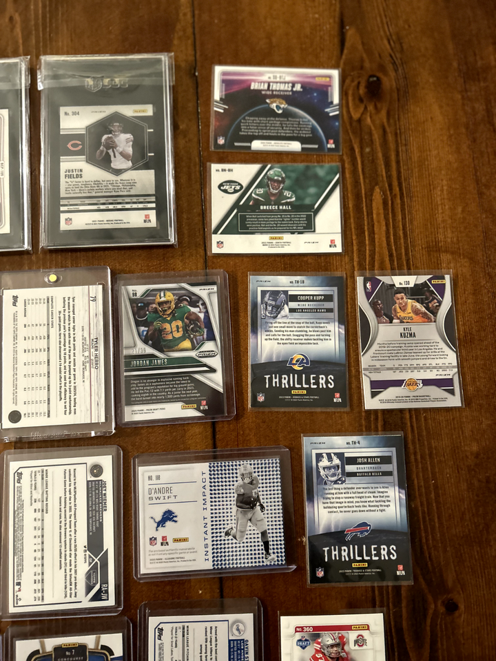 Multi-Sport sports card lot tons of rookies, vets, autos, mem & graded ...