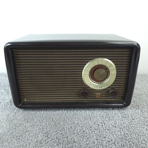 Wards Airline Tube Radio AM Bakelite Brown Tabletop Vintage MCM Tested ...