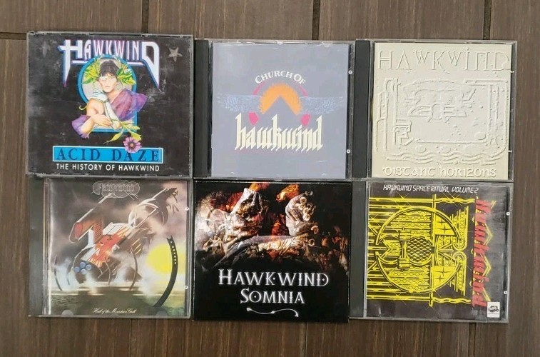 Hawkwind / Hawklords CD lot of 30 Space Ritual Psychedelic Warlords ...