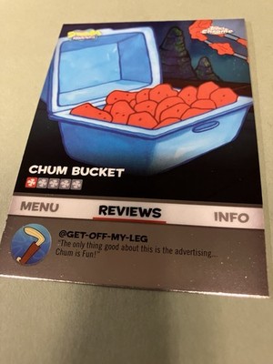 2025 Topps Chrome SpongeBob #BB-6: Chum Nuggets - Chum Bucket | eBay