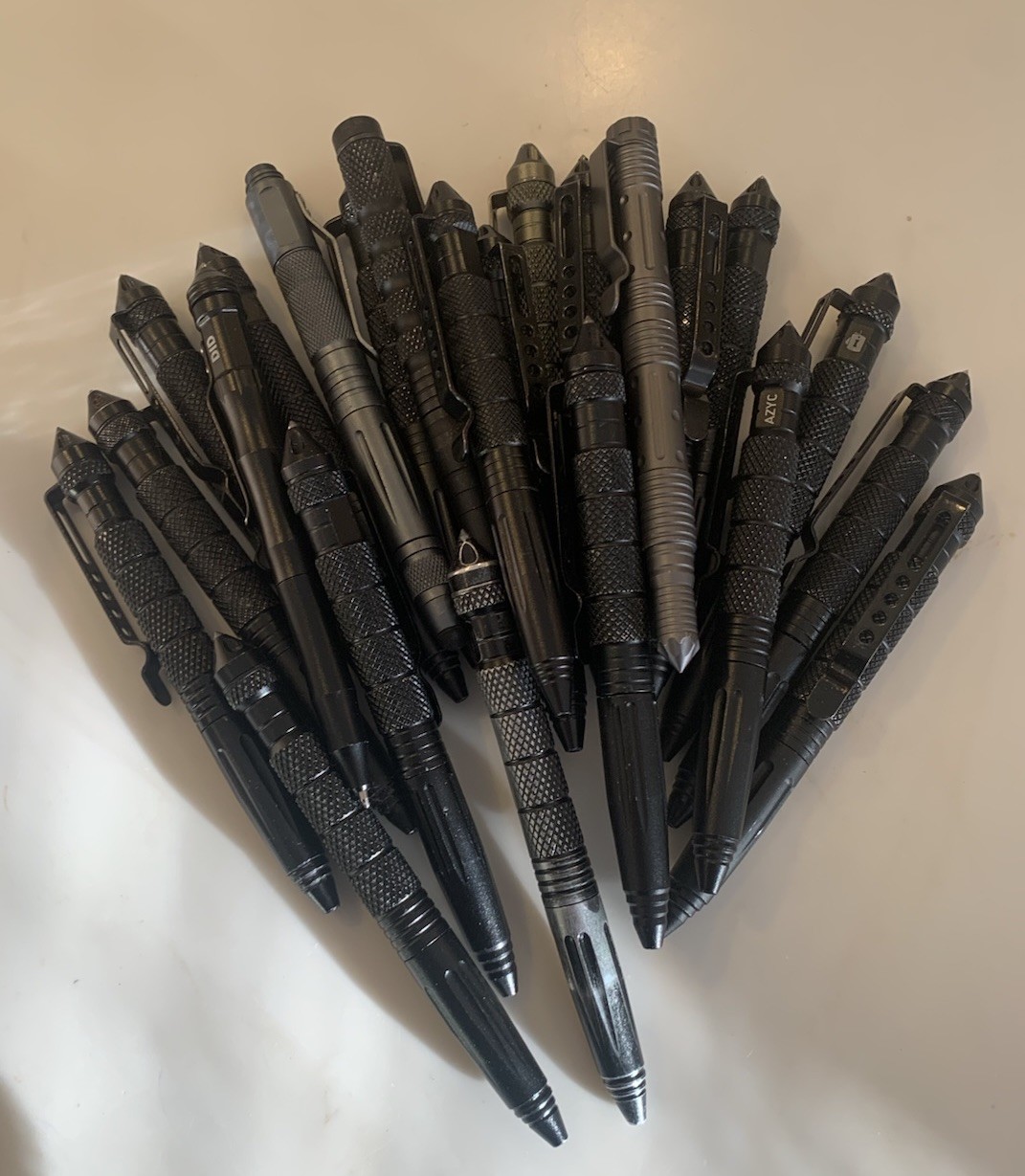 Lot of 25 Tactical Pens - TSA Auctioned - Starting @ $1/Pen | eBay
