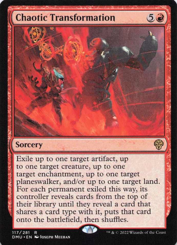 MTG Dominaria United #117 Chaotic Transformation | eBay