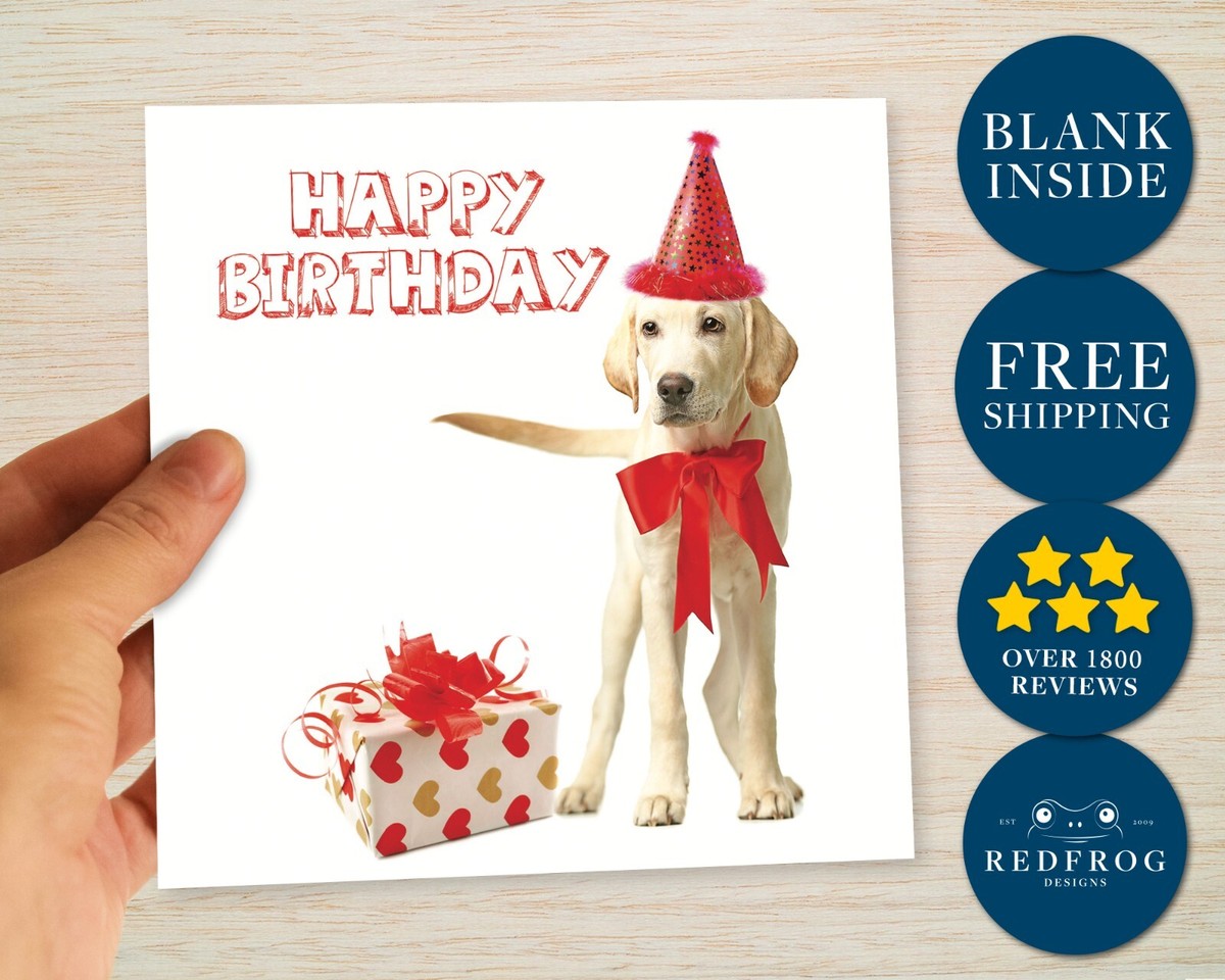 Happy Birthday Yellow Lab