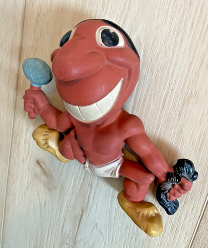Vintage Stanford Chief Wahoo Mascot Rempel Rubber Squeeze Toy Cleveland ...