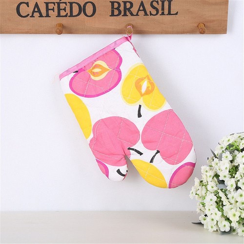 Hot Pot Mitts Kitchen Glove Thickened Polyester Oven Mitts Microwave ...