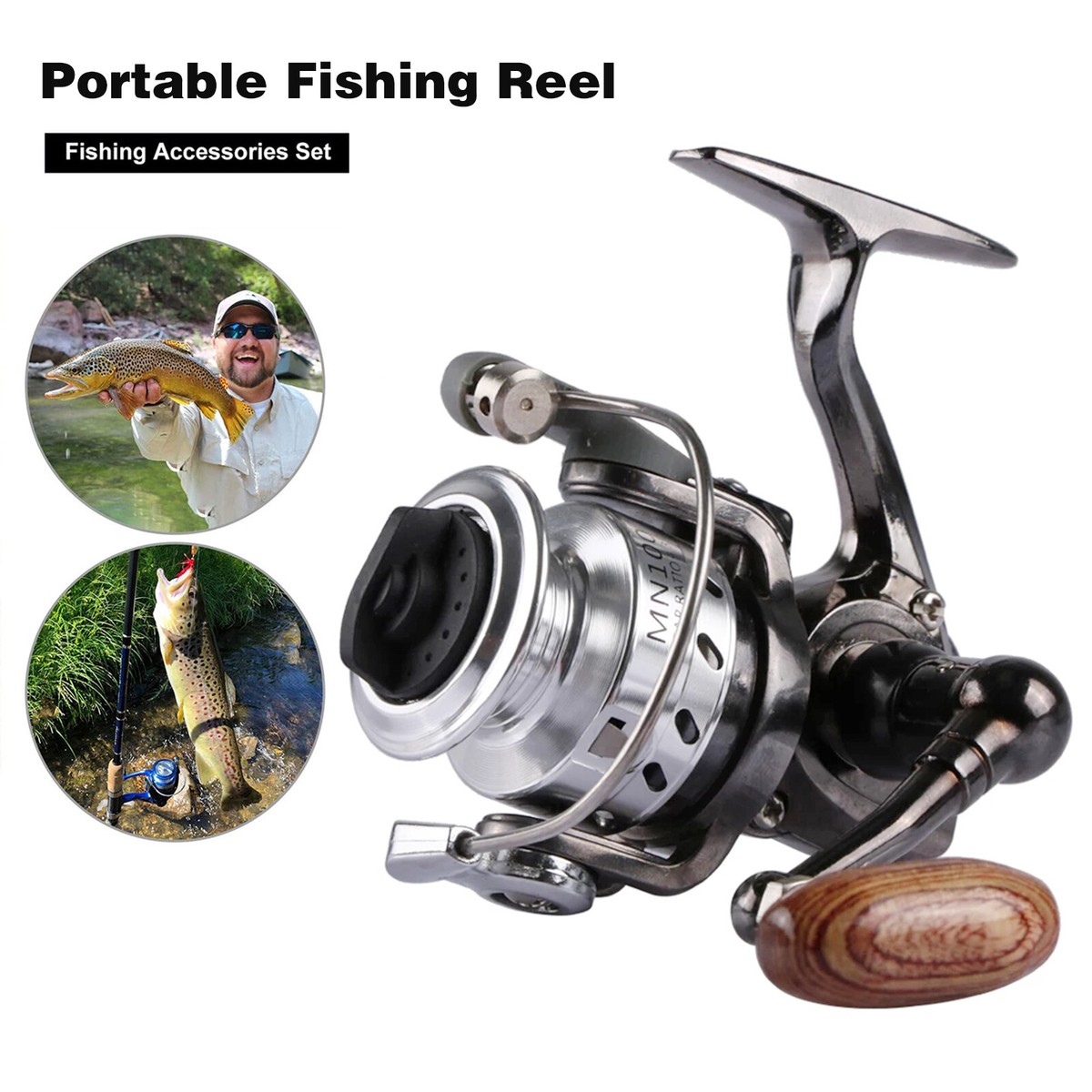 Small Fishing Equipment FG 1/1.2/1.5M Portable Retractable Fishing Rod