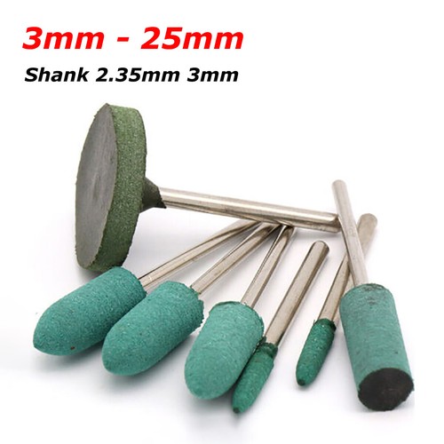 3-25mm Rubber Polishing Wheel Grinding Abrasive 2.35/3mm Shank For ...