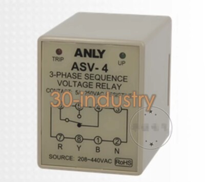 1pcs New For Undercurrent reverse phase detection relay ASV-4 | eBay
