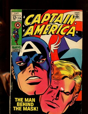 CAPTAIN AMERICA #114 (4.0) THE MAN BEHIND THE MASK! | eBay